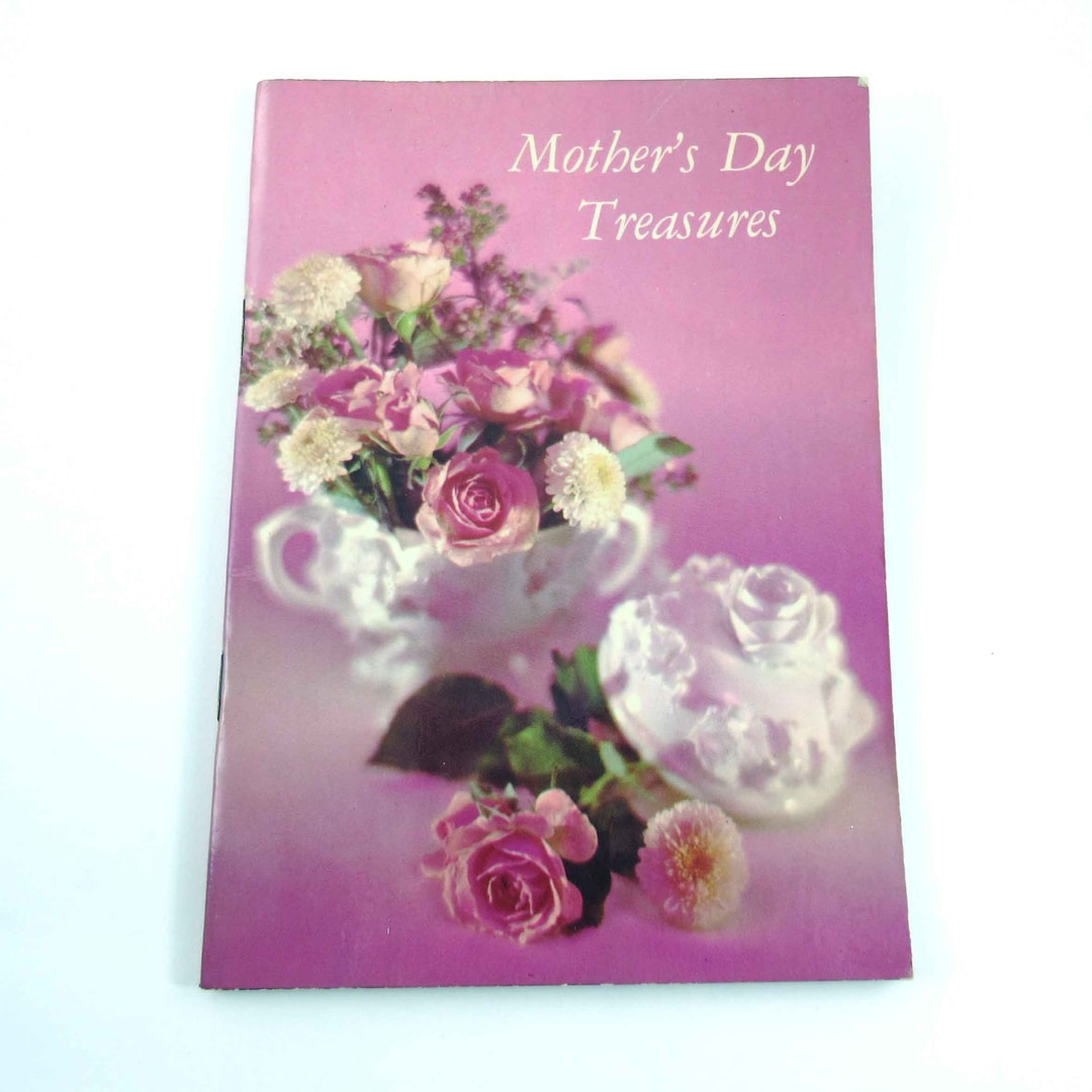 Vintage Pink Mother's Day Treasures Poetry Poem Gift Book by Hallmark ...