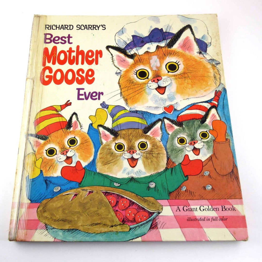 Vintage Richard Scarry's Best Mother Goose Ever for Children A Golden ...