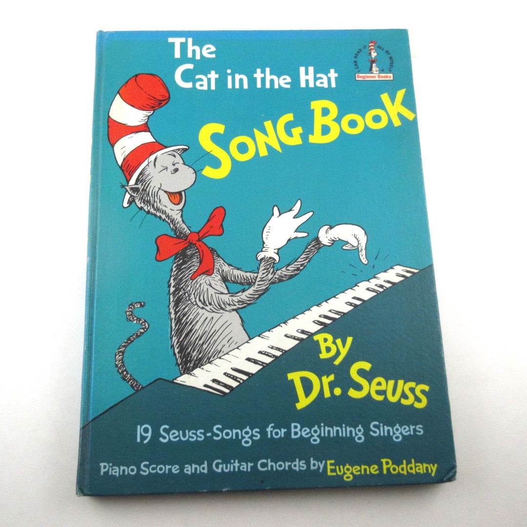 The Cat in the Hat Song Book Children's Book Vintage 1960s Children's ...