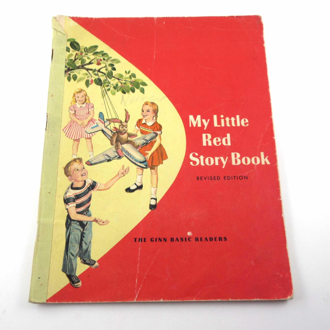 My Little Red Story Book Vintage 1940s Children's School Reader or ...