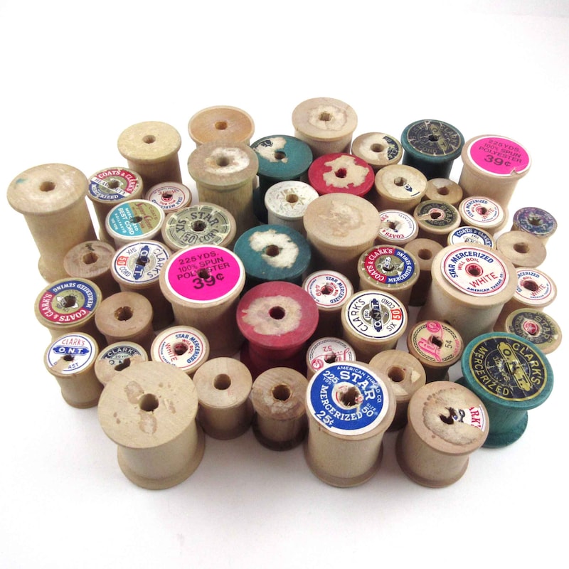 Old Thread Spools - Etsy