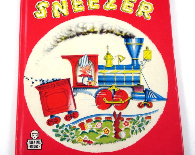 Sneezer Vintage 1940s Children's Book by Whitman With Anthropomorphic ...