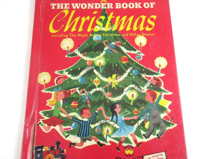The Wonder Book of Christmas Vintage 1950s Children's Wonder Book ...
