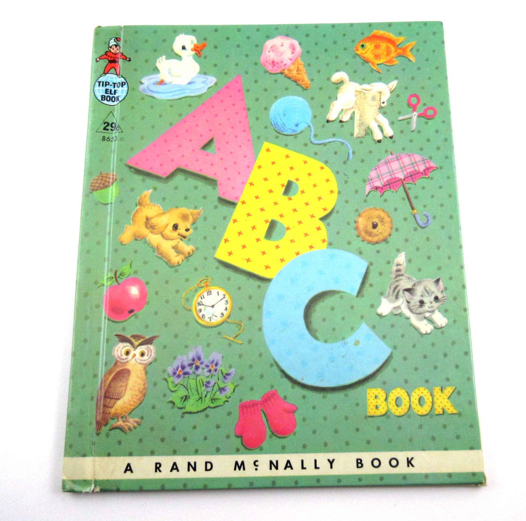 ABC Book Vintage 1950s Rand Mcnally Children's Book Illustrated by Dean ...