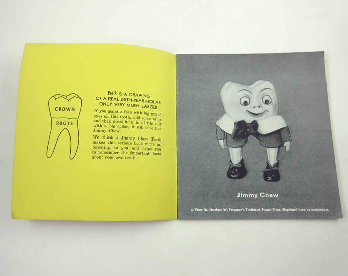 Jimmy Chew Vintage 1930s Anthropomorphic Dental Children's Book by ...