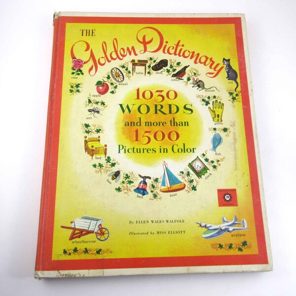 Golden Dictionary - Etsy