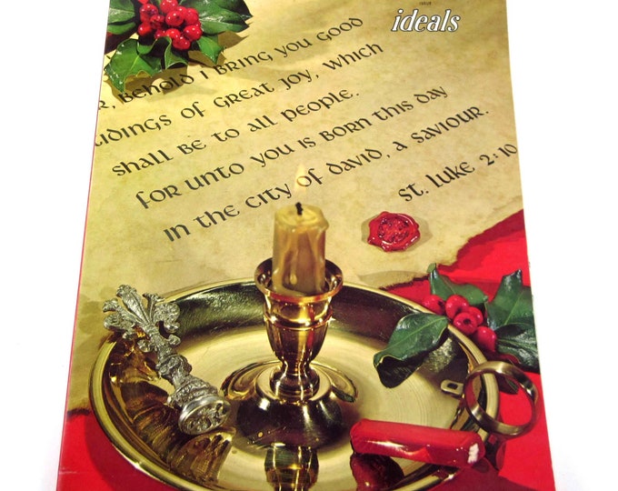 Vintage 1970s Ideals Christmas Issue Book November 1970 - Etsy