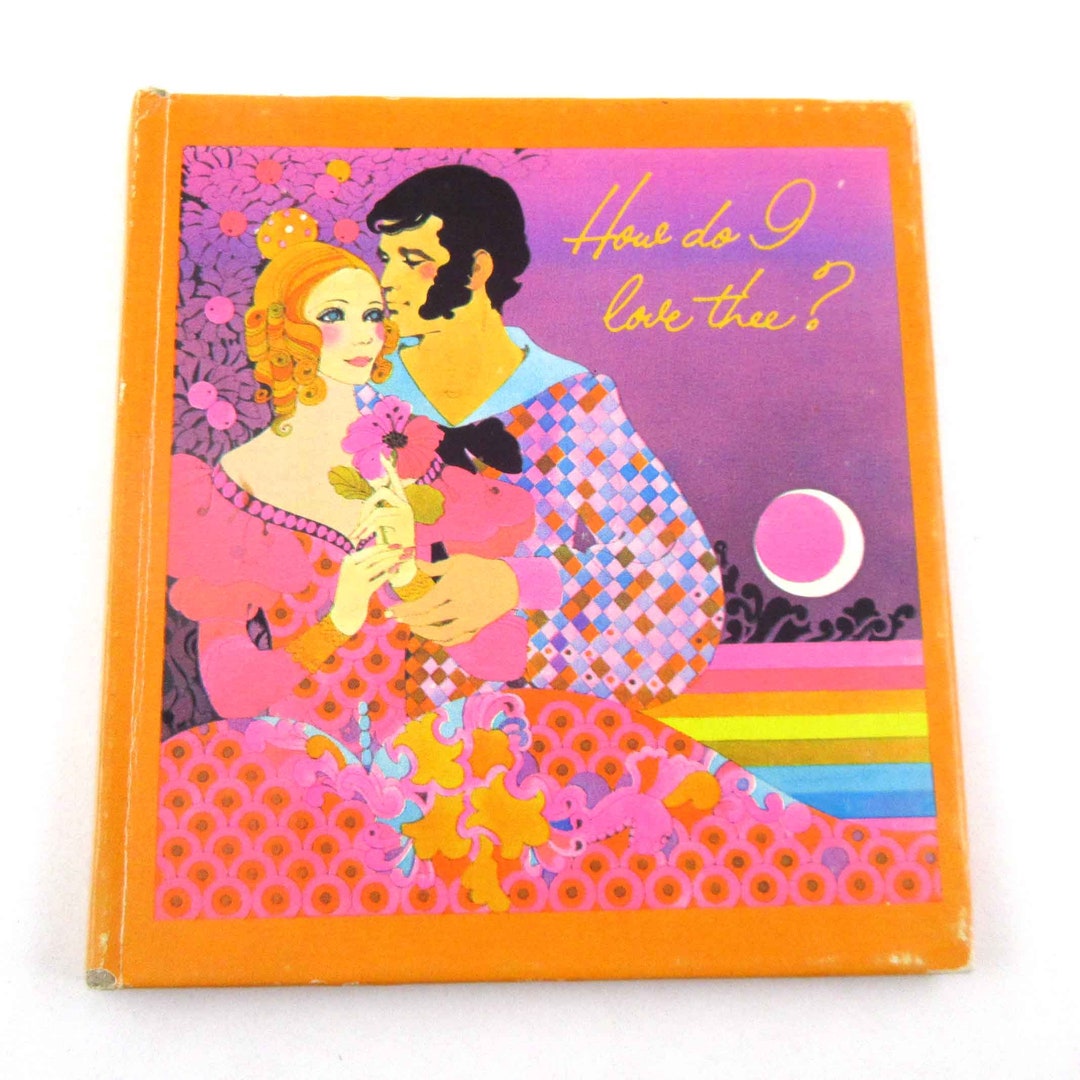 RESERVED 4 JULIE How Do I Love Thee Vintage 1970s Poetry Book by ...