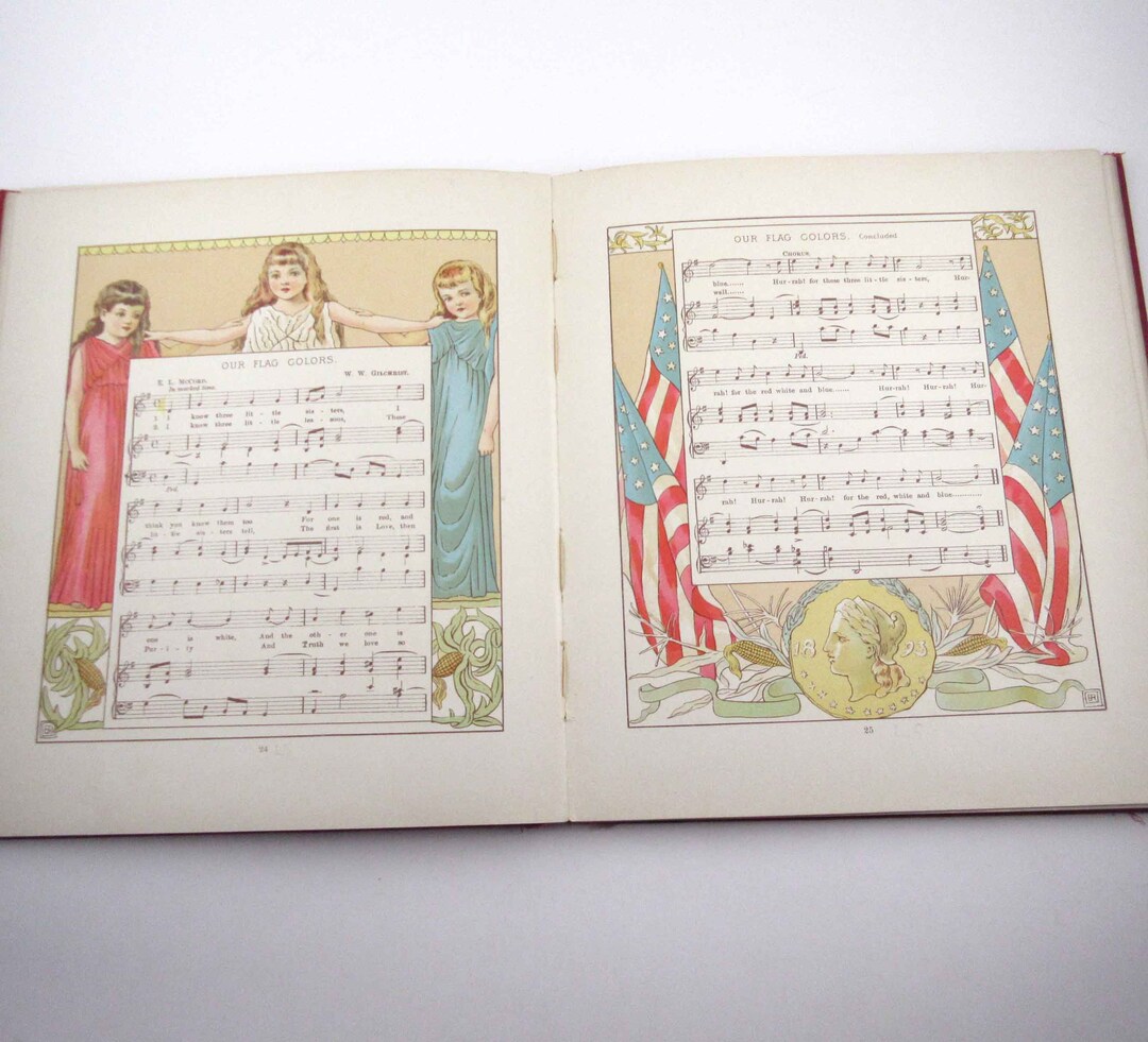 The Child's Garden of Song Vintage 1890s Children's Music Book by ...