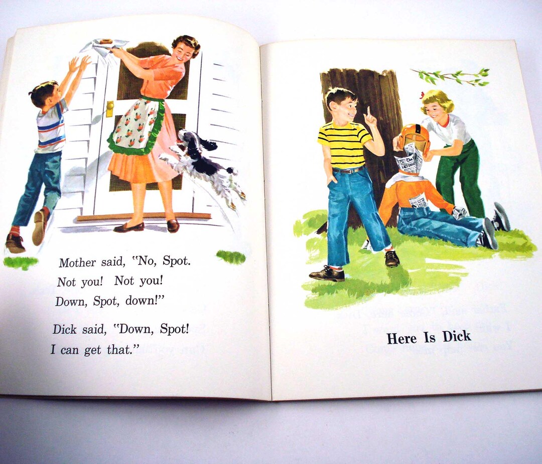 Fun With the Family Vintage 1960s the New Basic Readers Dick and Jane ...
