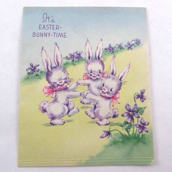 Vintage Easter Card - Etsy