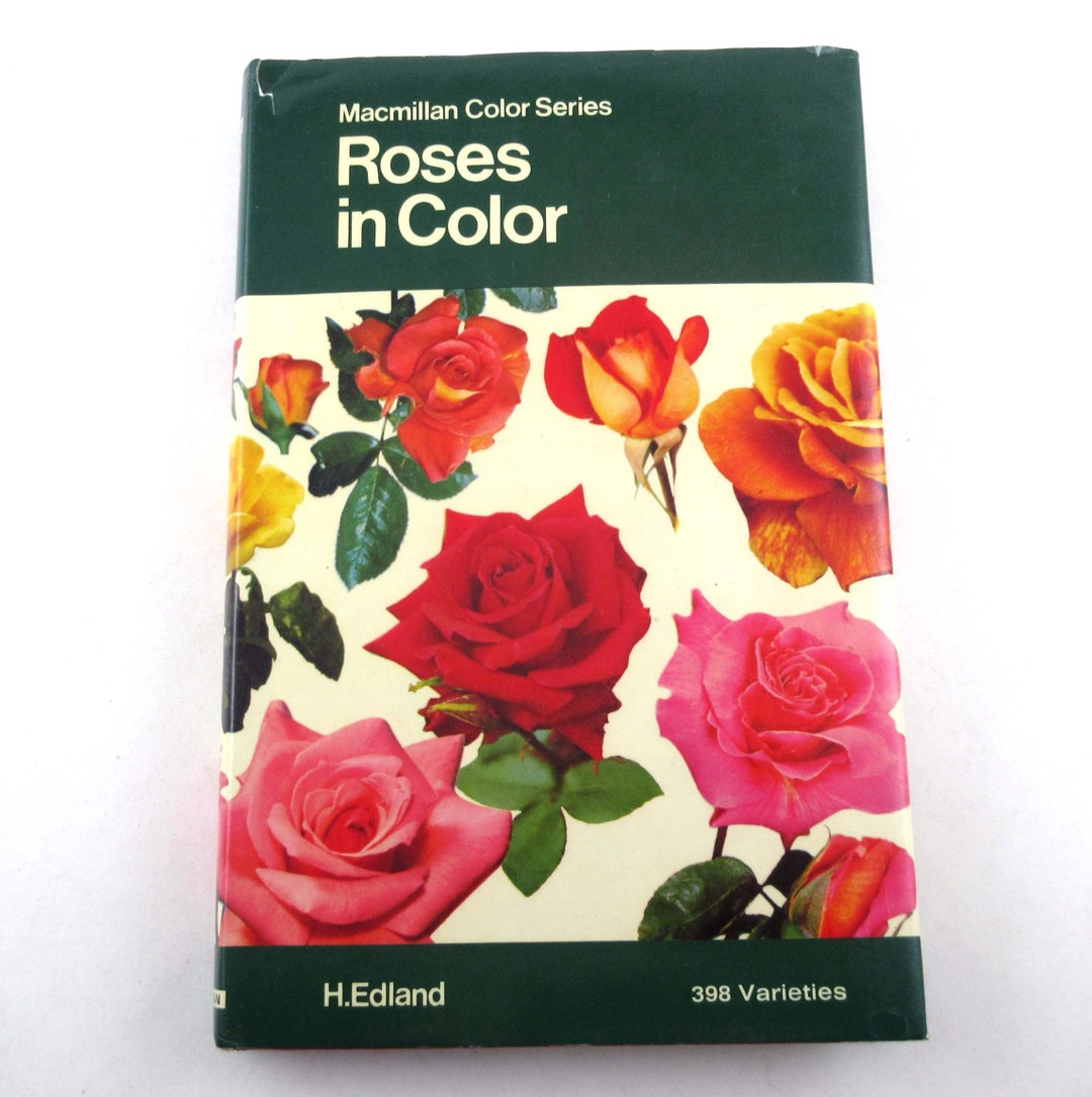 Roses in Color Vintage 1960s or 1970s Guide Book by H. Edland Macmillan ...