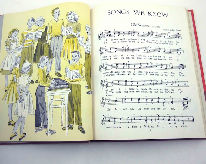 Singing Together Vintage 1950s or 1960s Children's School Songbook by ...