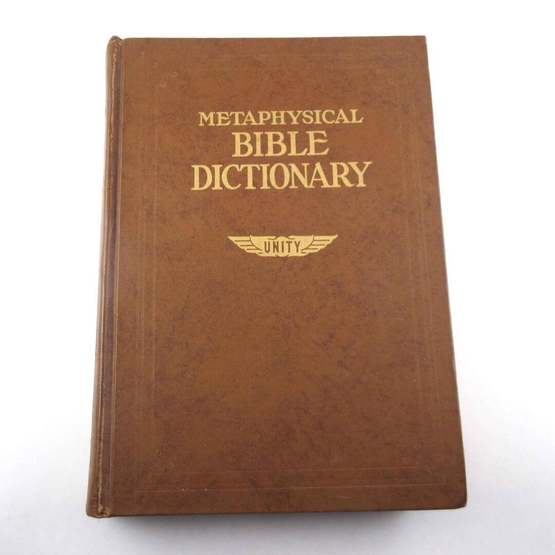 Metaphysical Bible Dictionary Book Vintage 1960s Religious Book Byunity ...