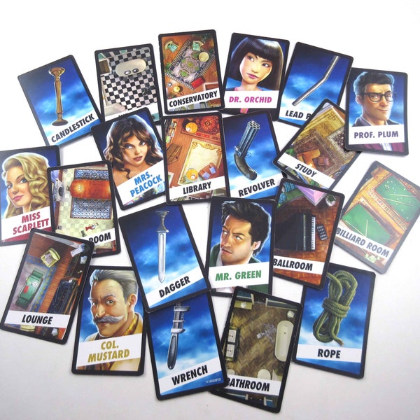 Clue Game Pieces - Etsy