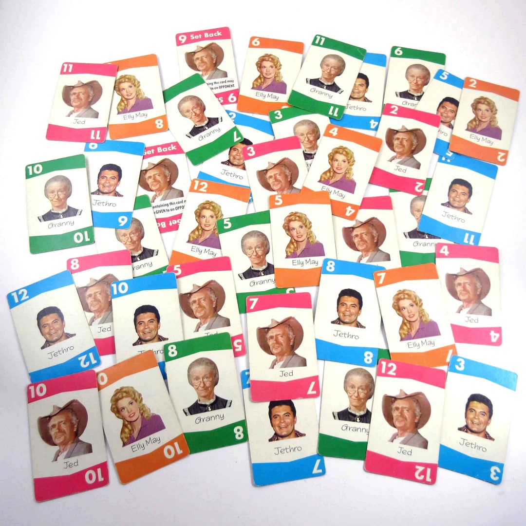 Vintage Beverly Hillbillies Playing Cards Set of 40 - Etsy