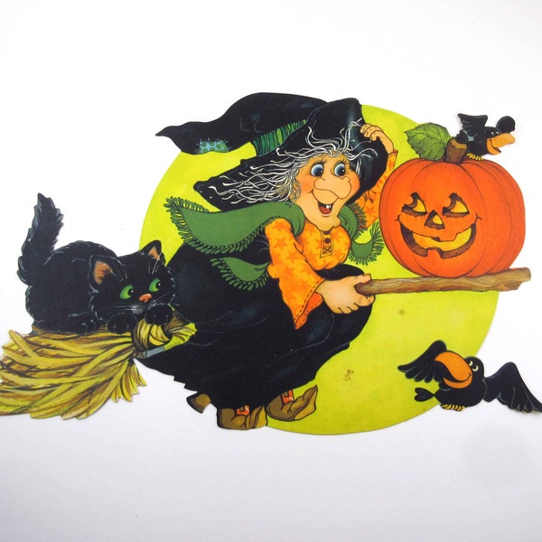 Halloween Vintage Die Cut Decorations - Etsy