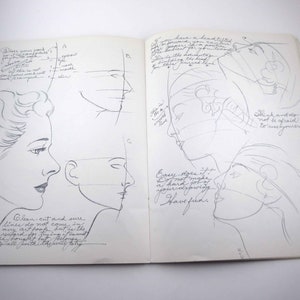 Vintage How to Draw the Head Book With Fabulous Illustrations - Etsy