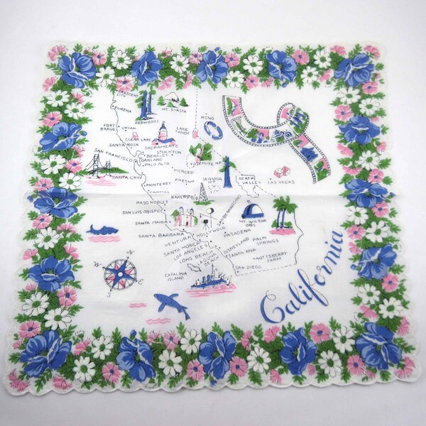 State Handkerchief - Etsy