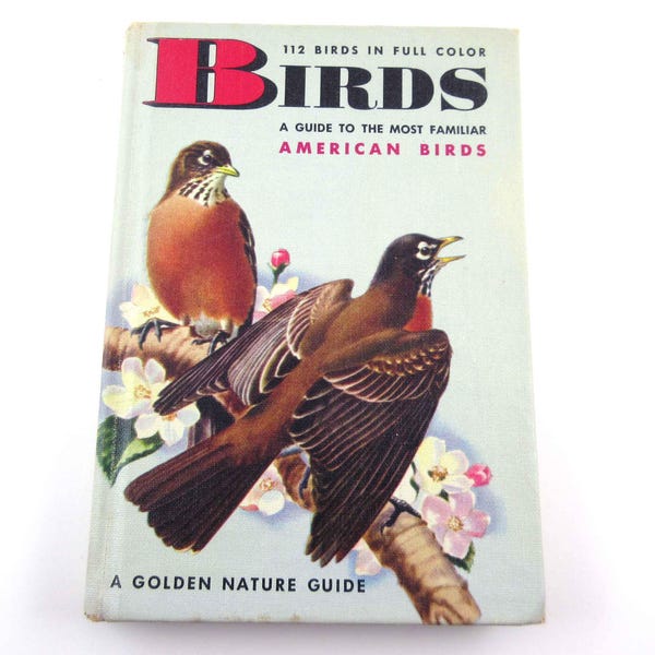 Vintage Bird Book - Etsy