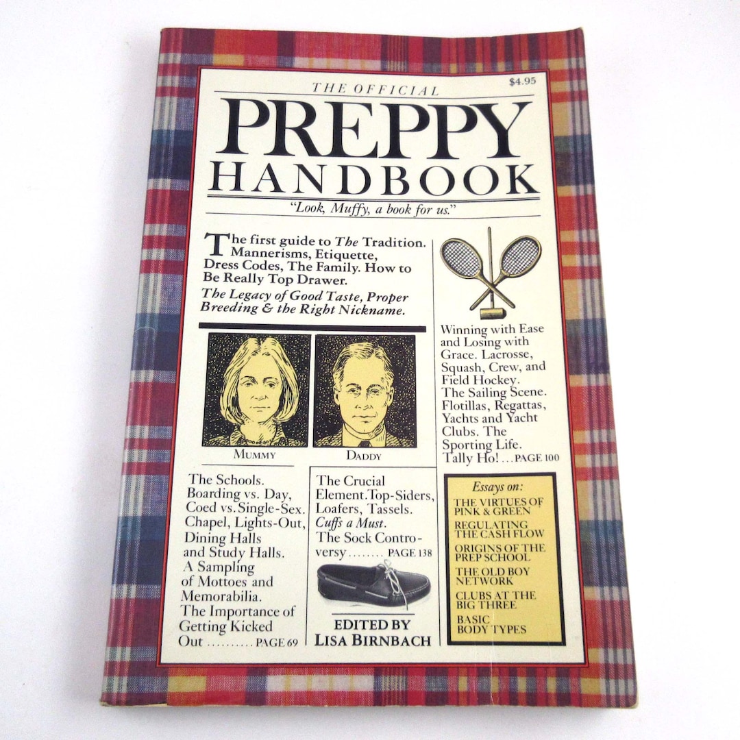 The Official Preppy Handbook Vintage 1980s Book by Lisa Birnbach - Etsy