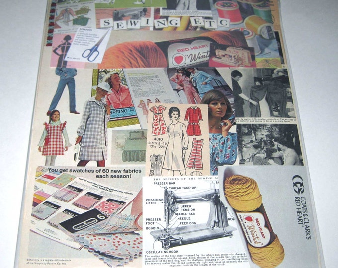 Sewing Ephemera Pack 65 Pieces of Vintage Ephemera for Altered Art - Etsy