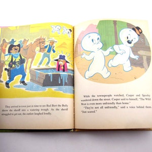 Casper the Friendly Ghost in Ghostland Vintage Children's Wonder Book ...
