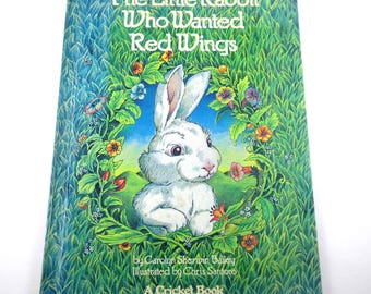 Vintage 1950s Children's Book "the Little Rabbit Who Wanted Red Wings ...
