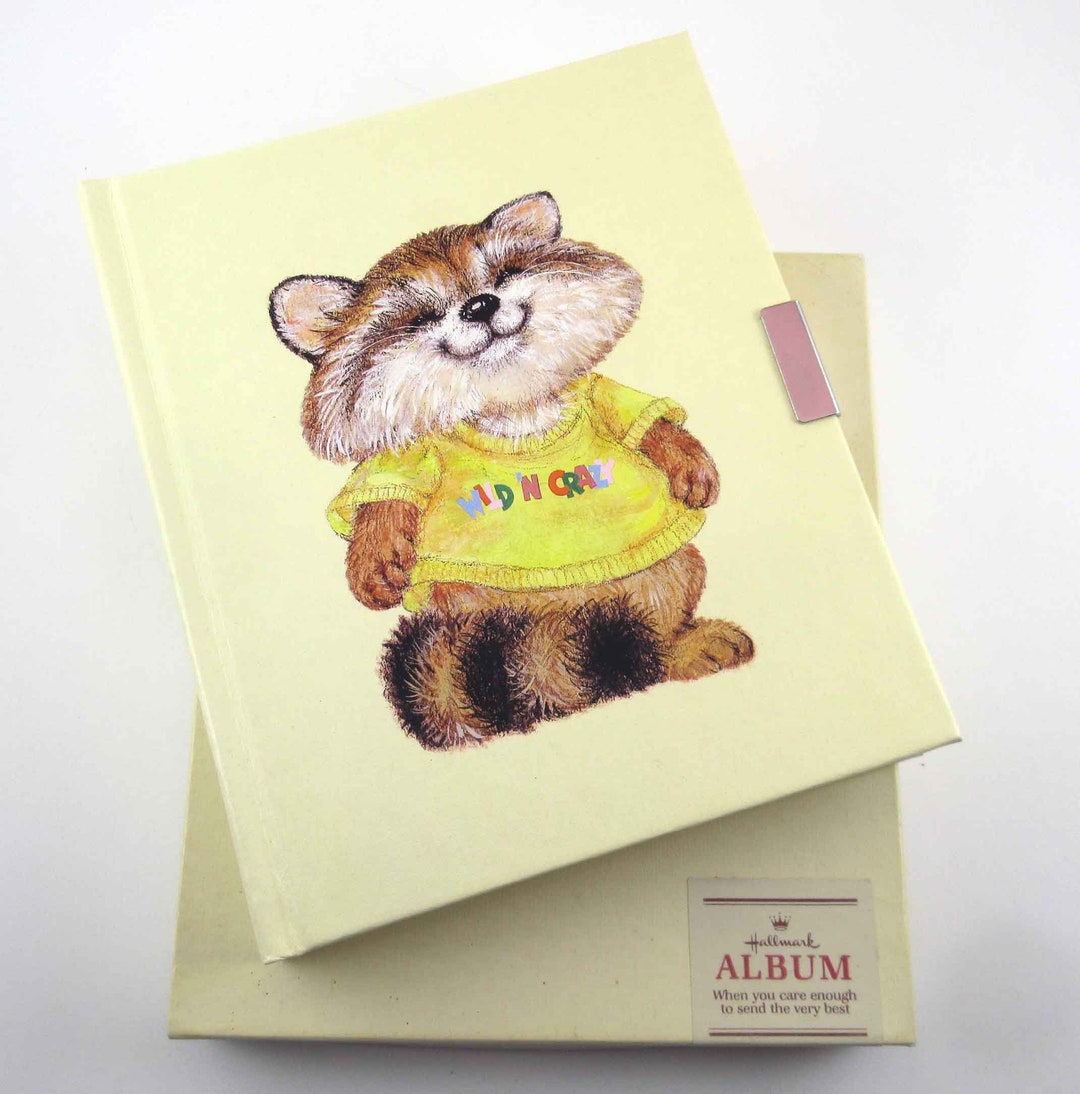 Vintage 1980s Shirt Tales Rick Raccoon Album Diary or Journal With Lock ...