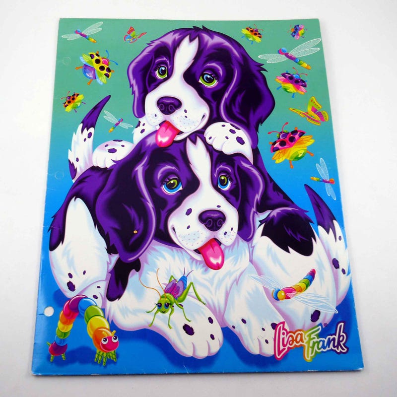Lisa Frank Folder - Etsy