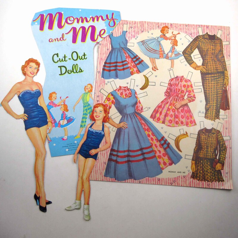 1950s Paper Dolls - Etsy