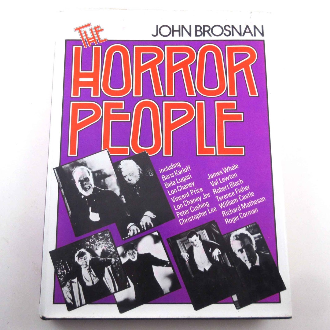 The Horror People Vintage 1970s Reference Book by John Brosnan - Etsy