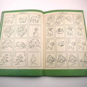 Games to Play Vintage 1940s Children's School Workbook by Ginn - Etsy