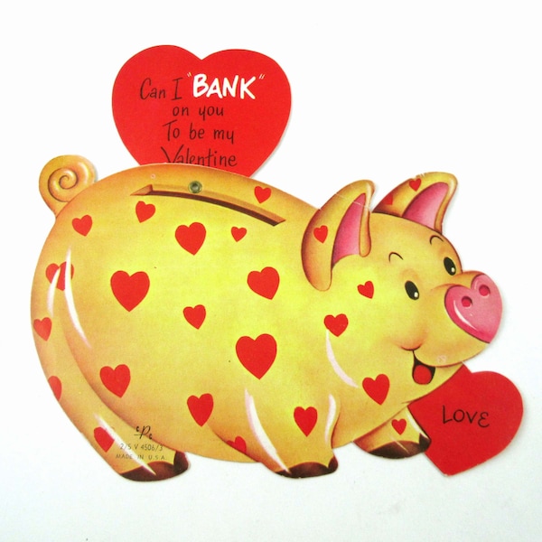 Bank Valentine Cards - Etsy