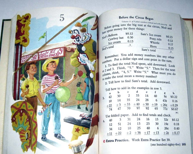 Vintage 1950s Arithmetic We Need Children's School Textbook - Etsy