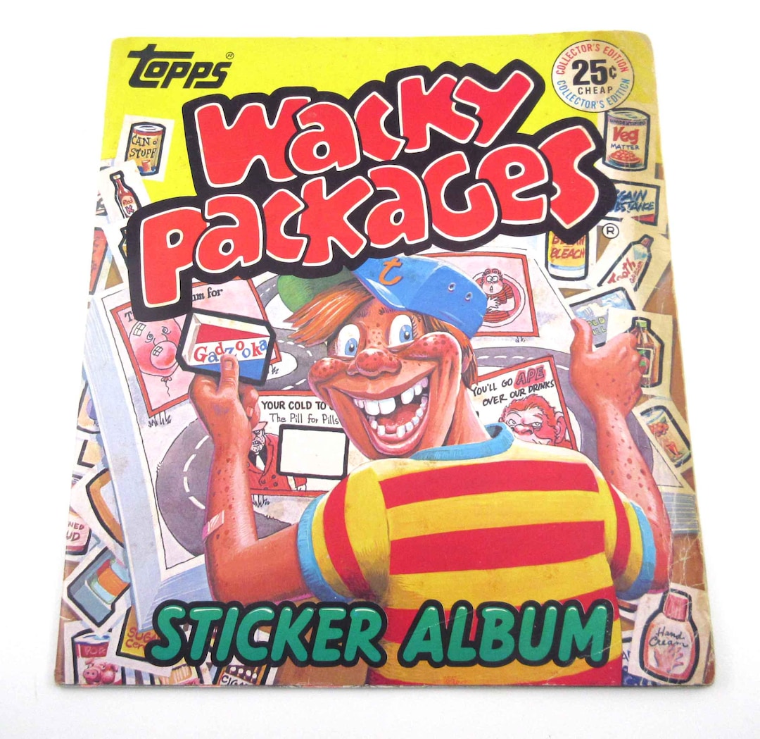 Vintage 1980s Wacky Packages Sticker Album Complete With Stickers by ...