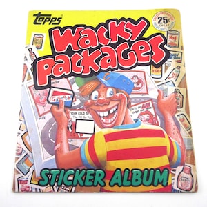 Vintage 1980s Wacky Packages Sticker Album Complete With Stickers by ...