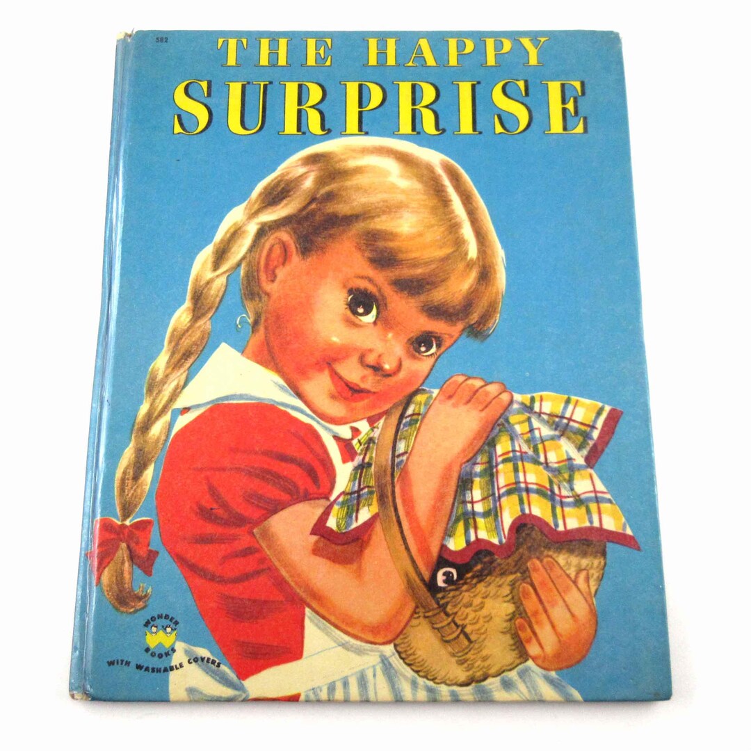 The Happy Surprise Vintage 1950s Children's Wonder Book by Leonore ...