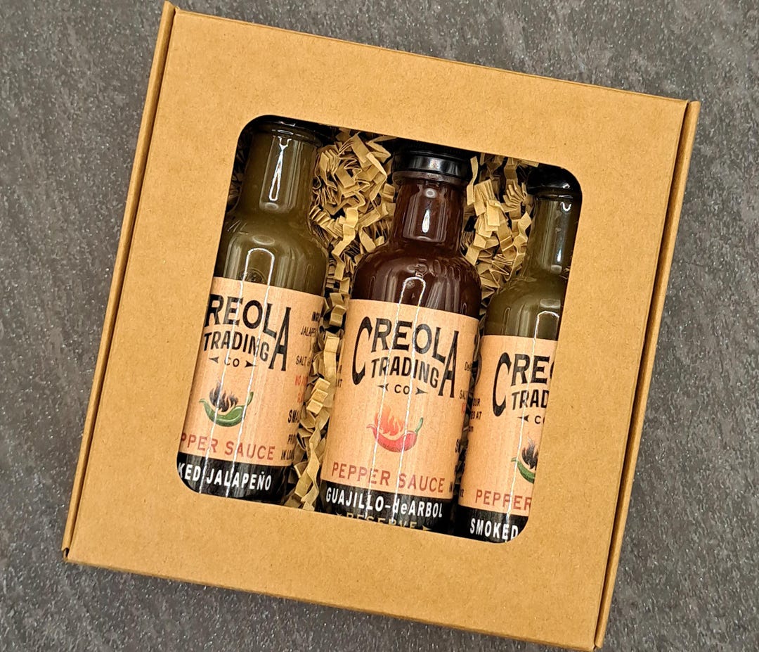 Artisan Hot Sauce Sampler Gift Box: Handmade Gourmet BBQ and Grilling ...
