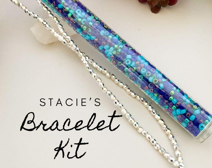 Stacie's Loom Bracelet Kit, Size 8/0 Miyuki Mix 22 Grams by Stacie ...