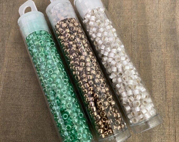 Winter Tea, Seed Bead Palette, 9/0 Takumi Large Hole - Etsy