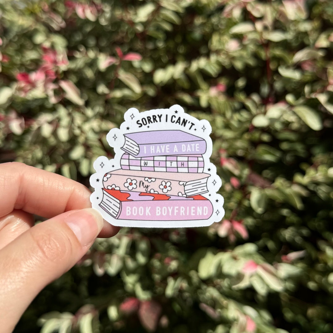 Book Boyfriend Sticker - Etsy