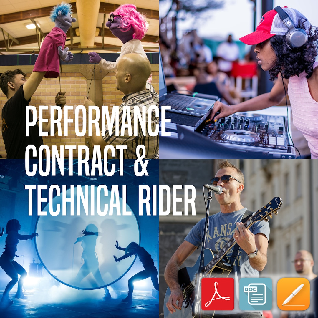 Performance Contract and Technical Rider for Performers, DJ, Magician ...
