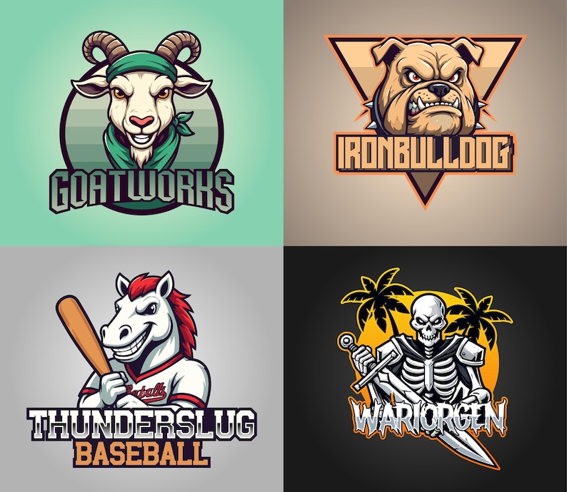 Mascot Logo Maker for Small Businesses, Graphic Designer, Logo Template ...