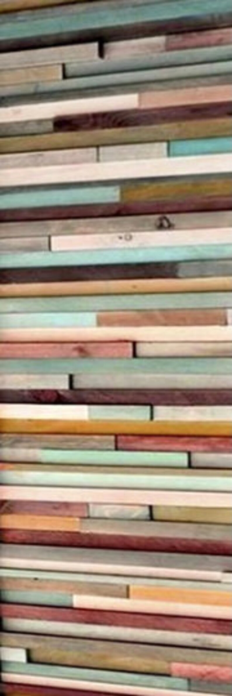 Rainbow Geometric Wood Wall Art Reclaimed Wood Wall Art, Rustic Wood ...