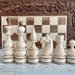 Hand Carved Chess Set, Large Chess Set Handmade Wooden Chess Pieces ...