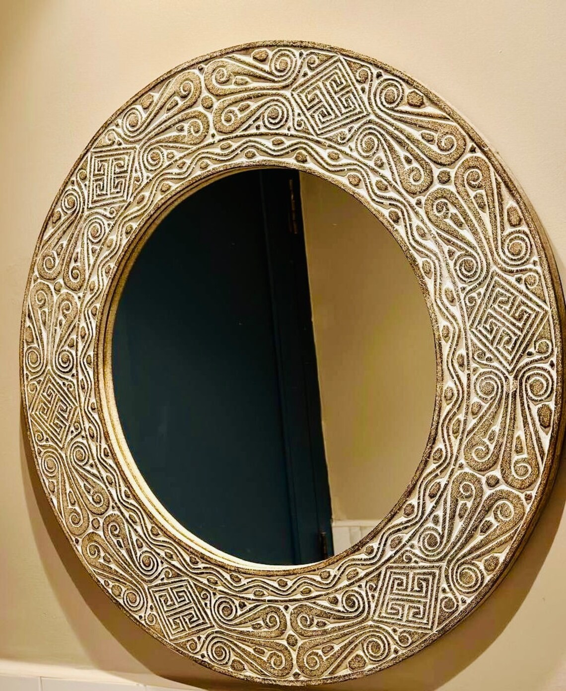 Bali Decorative Wall Mirror, Accent Mirrors, Mid Century Modern Mirror ...