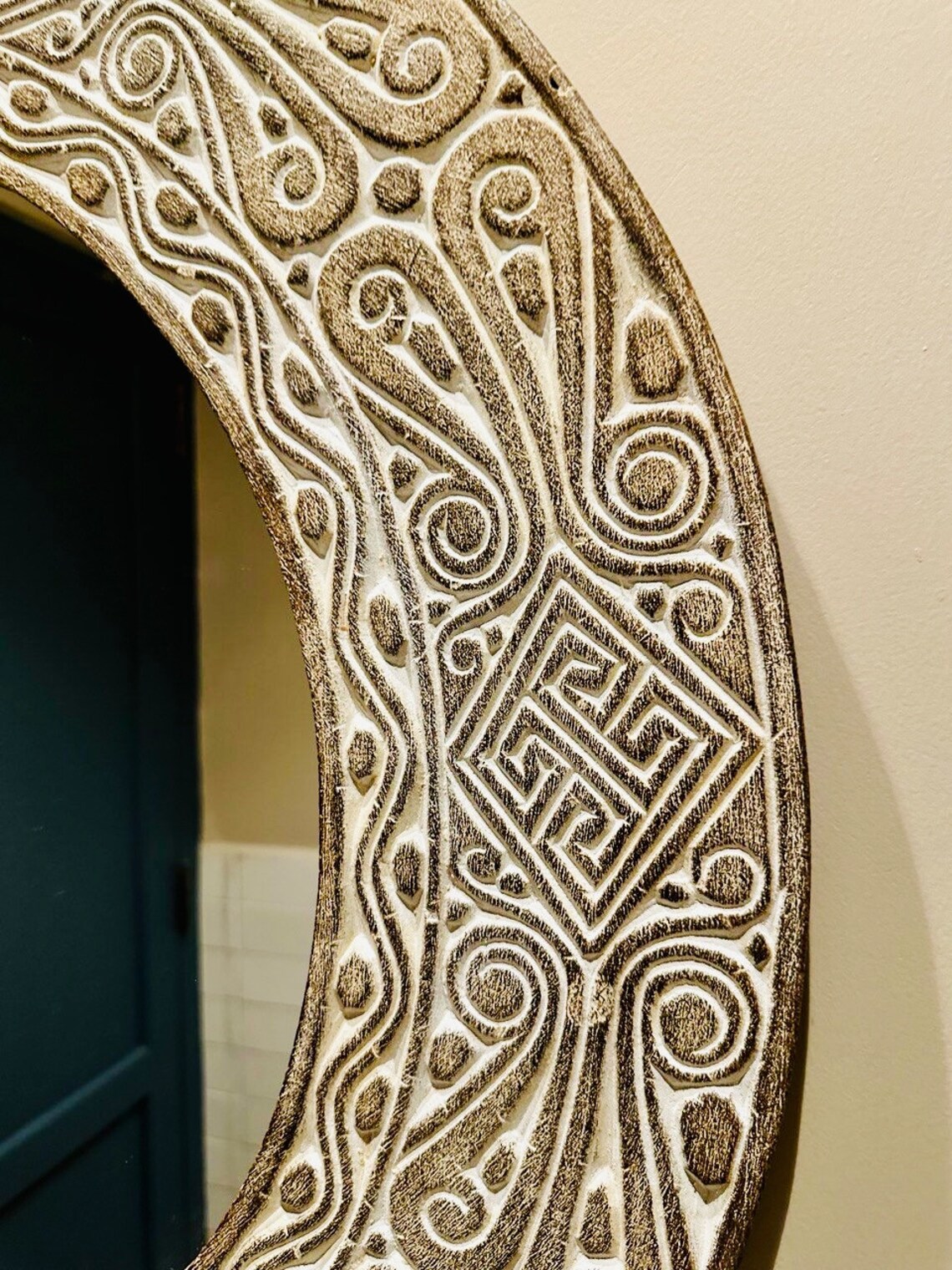Bali Decorative Wall Mirror, Accent Mirrors, Mid Century Modern Mirror ...