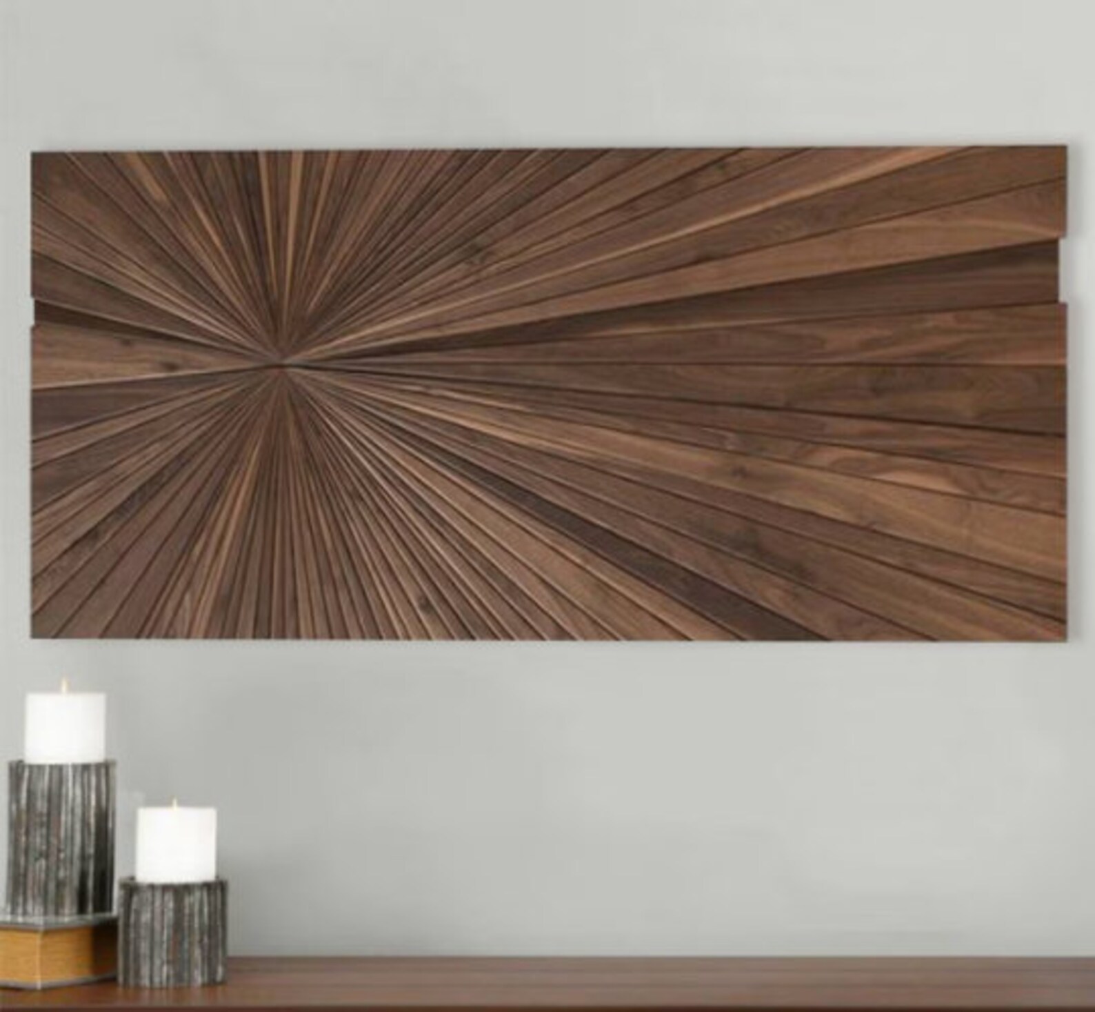 Native Wood Wall Art, Reclaimed Wood Wall Art Geometric, Modern ...