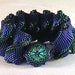 Peyote Stitch Bead Pattern Royal Ruffles Beaded Bracelet Tutorial ...